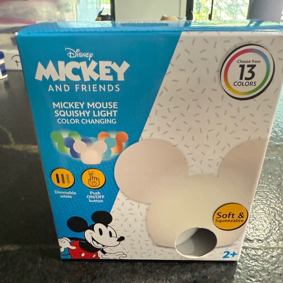 Disney | Accents | Disney Mickey Mouse Squishy Tap Light Color Changing ...